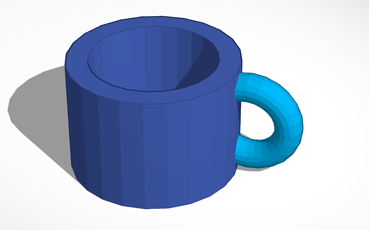 3D design cup - Tinkercad