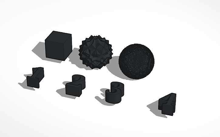 3D design Sphere out of boxes levels 1-5 | Tinkercad