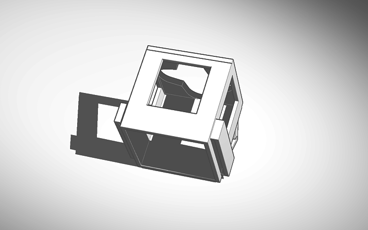 3D design gopro mount - Tinkercad