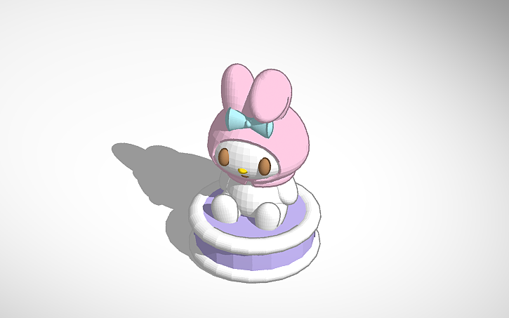 3D design My Melody figure 2 (cg) - Tinkercad