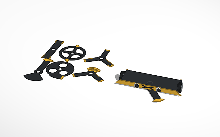 3D design Goldfire Battlebot | Tinkercad