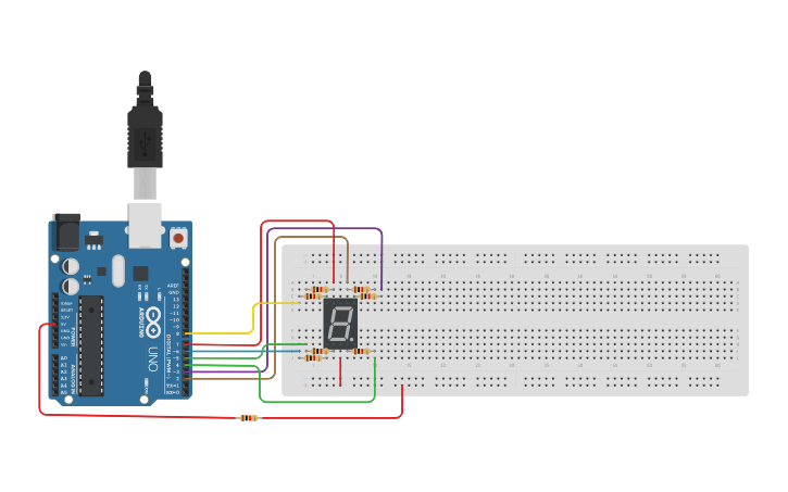 Circuit Design Task 1 Lab 2 Tinkercad