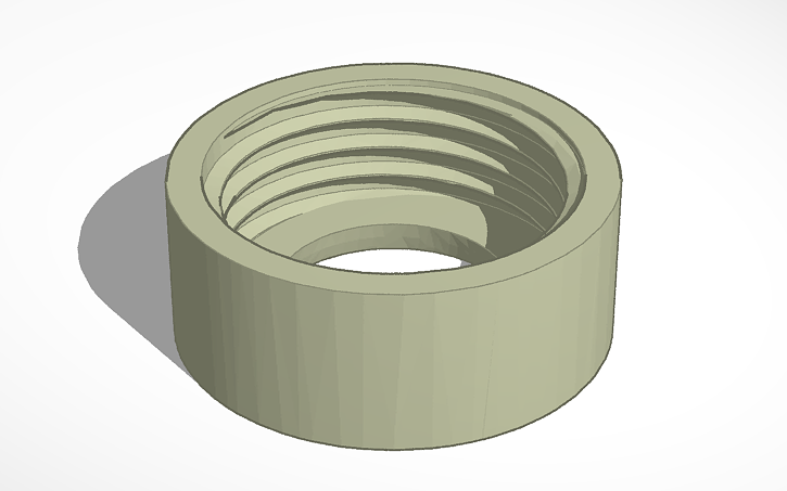 3D design Watering Spout - Thread - Tinkercad