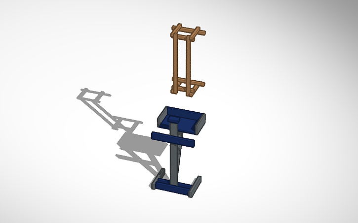 3D design Armor & Gear Stand AND Wall-hanging Blanket Holder | Tinkercad