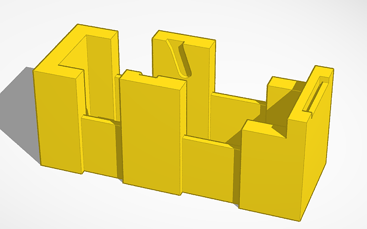 3D design Plekbend houwer - Tinkercad
