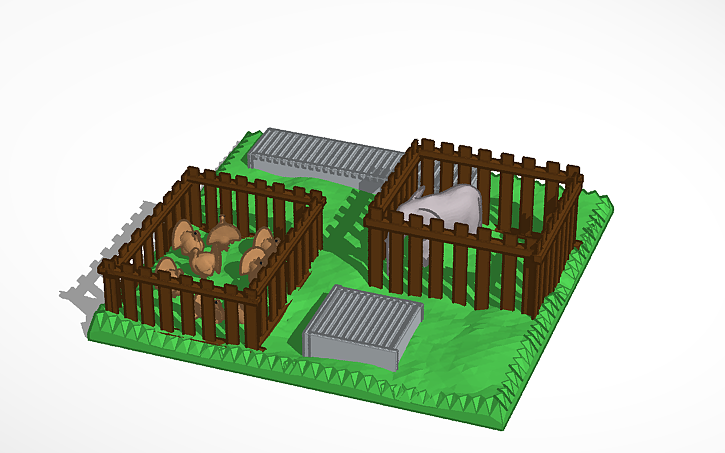 3D design Animal Farm - Tinkercad