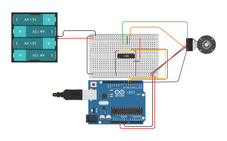 Circuit Design Encoder Tinkercad