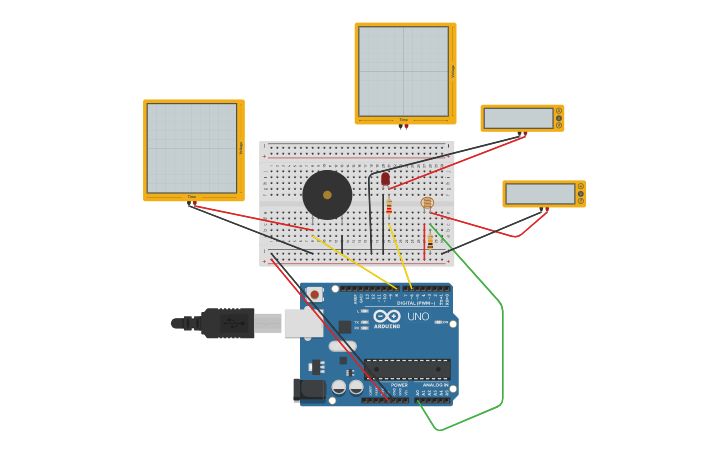 Circuit design Light Theremin Betz | Tinkercad