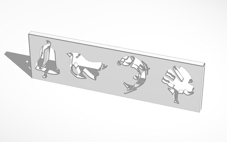 3D design Small backed signs | Tinkercad