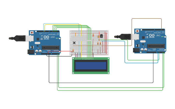Circuit design Temperature Sensor - Tinkercad
