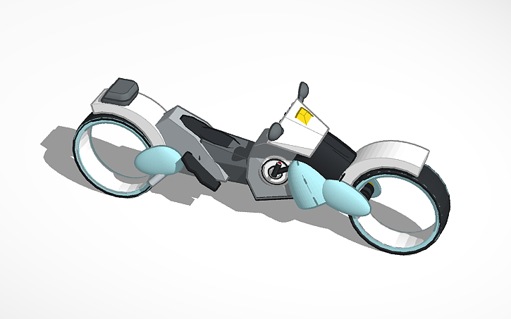 3D design Commander Projekt's Motorcycle - Tinkercad