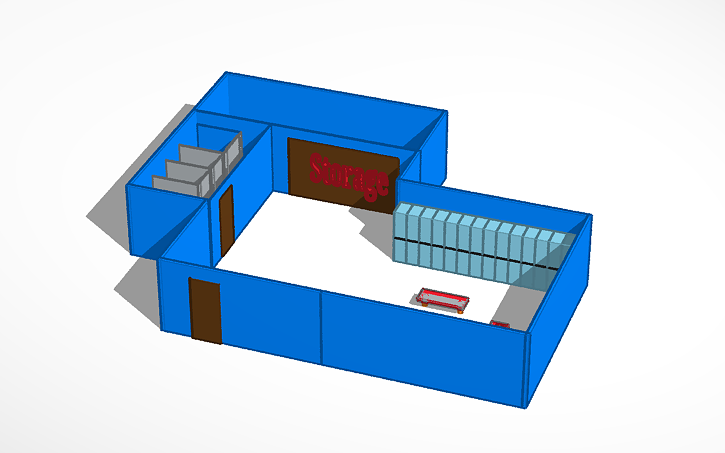 3D design Girls Locker Rooms - Tinkercad