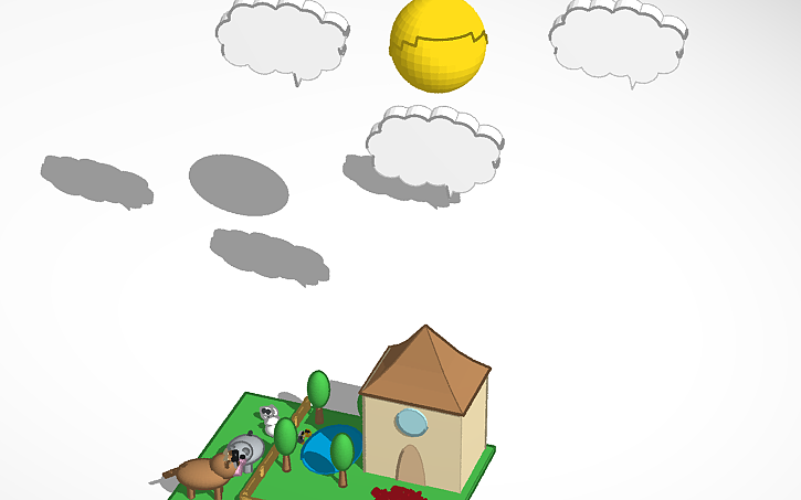 3D design granja | Tinkercad