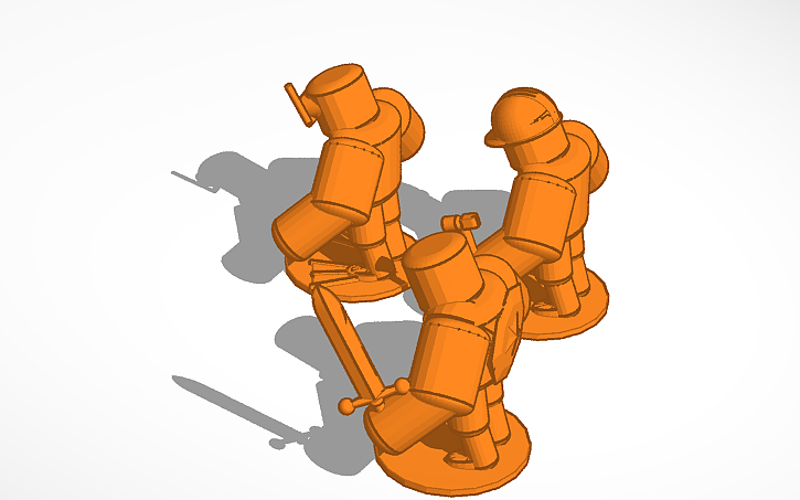 3D design Character Pack 1 - Tinkercad