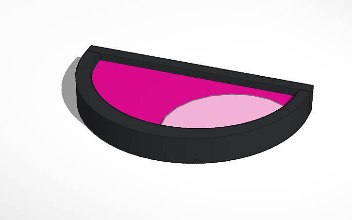 3D design epic face mouth - Tinkercad