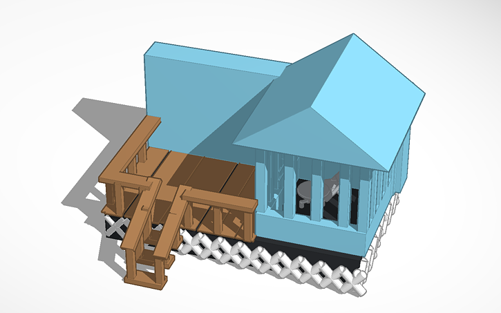 3D design my back porch (or, something similar to it) | Tinkercad