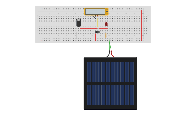 Circuit design instant charge battery - Tinkercad