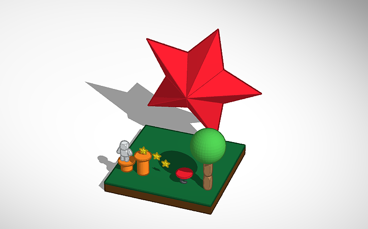 3d Design построение коммунизма фото в цвете Tinkercad