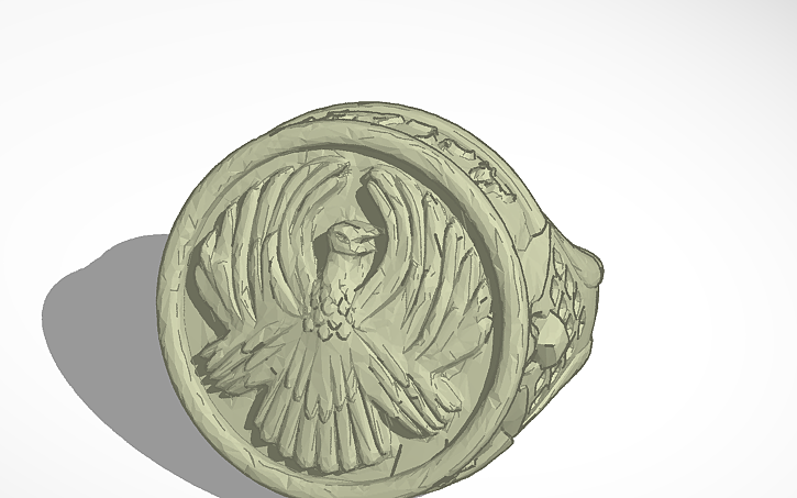 3D design Atreides Signet Ring Dune Mold - Tinkercad