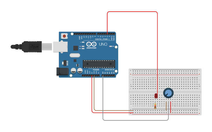 Circuit design Serial. Serial monitor - Tinkercad