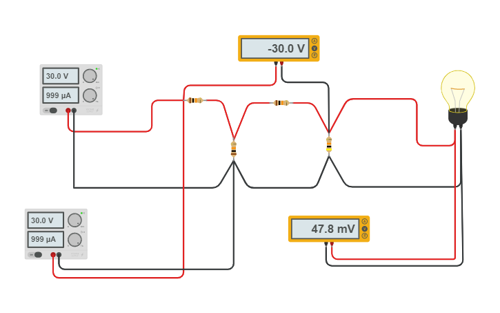 Circuit design circuito ejercicio 4 | Tinkercad