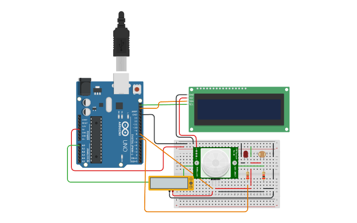 Circuit design sensor - Tinkercad