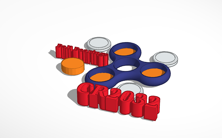 3D design Figit Spinner - Tinkercad