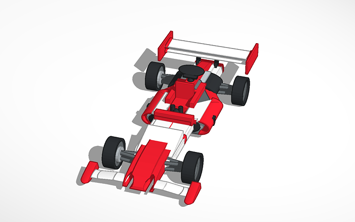 3D design dragster - Tinkercad