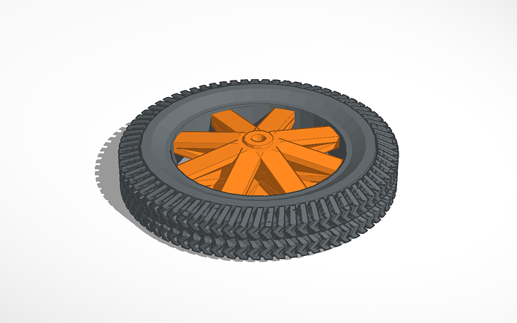 3D design Bugatti Tyre | Tinkercad