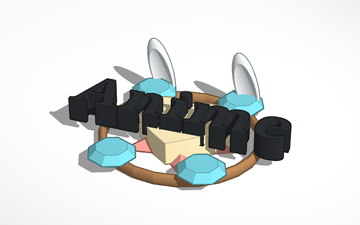 3D design anime - Tinkercad