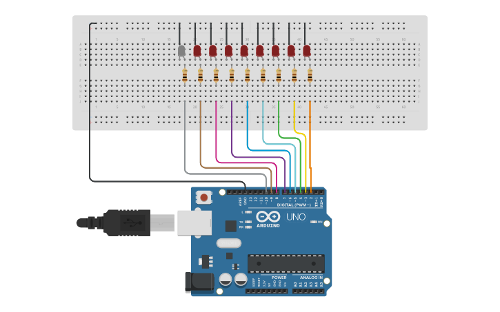 Circuit design EXAM 1 | Tinkercad