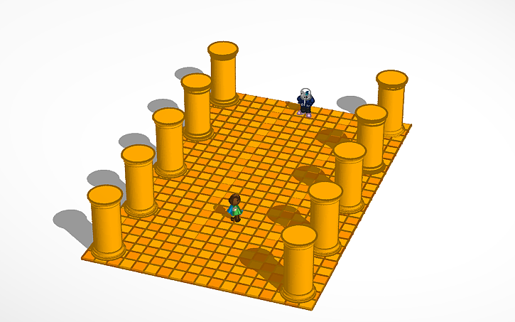 3D design The Judgement Hall - Tinkercad