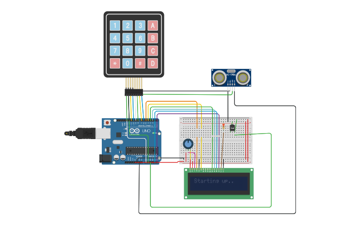Circuit design counting machine - Tinkercad