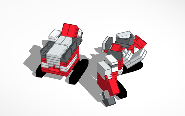 3D design transformers: scavenger - Tinkercad