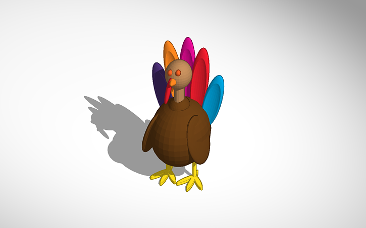 3D design turkey | Tinkercad
