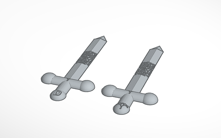 3d Design Sword Tinkercad