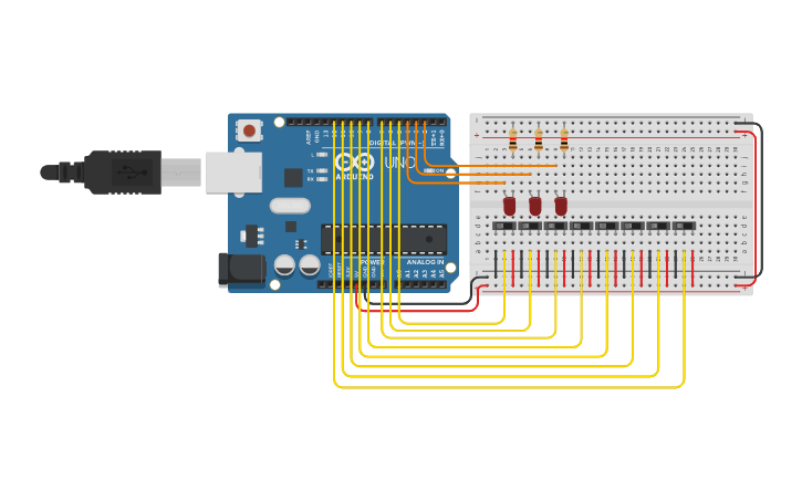 Circuit Design 8 3 Encoder Tinkercad