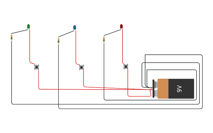 Circuit Design Parallel Connection Tinkercad