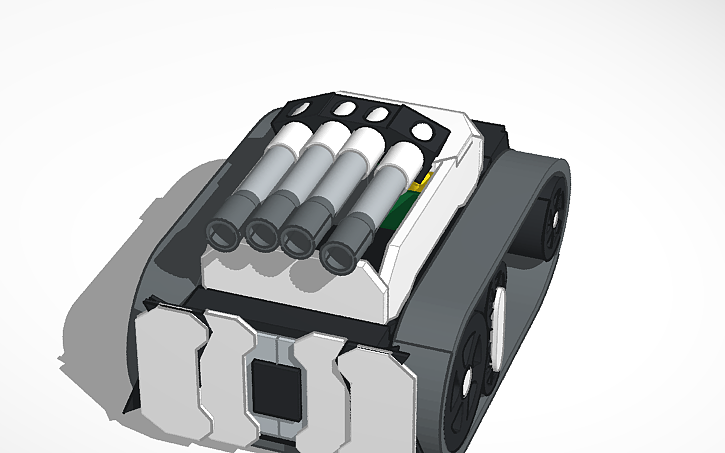 3D design Futuristic Robot - Tinkercad