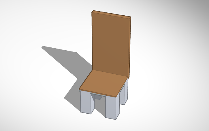 3D design chair - Tinkercad