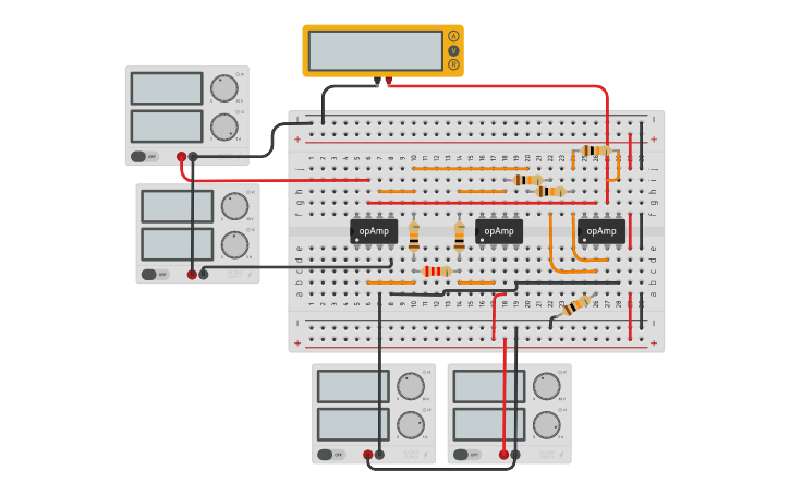 Circuit design Parte 2-Numeral 1 | Tinkercad