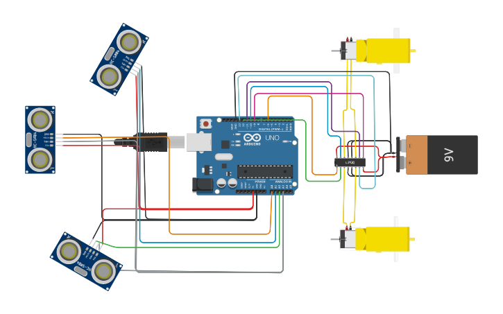 Circuit design CODIGO A PRESENTAR - Tinkercad