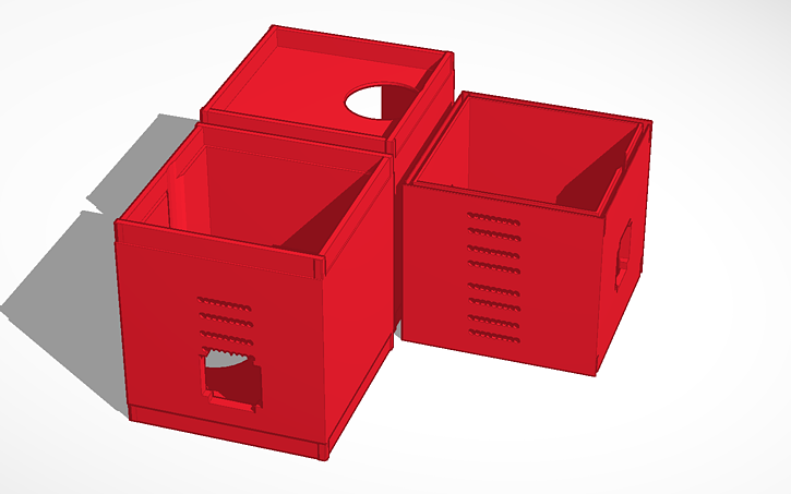 3D design Modular Birdhouse Replicator Mini, 3 PIECE | Tinkercad
