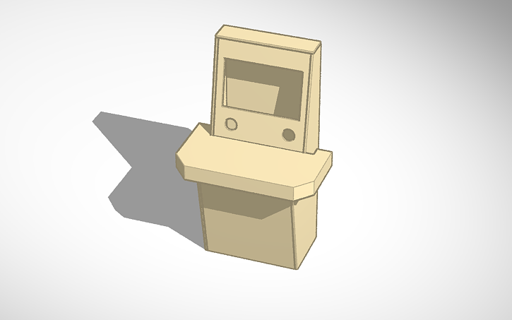 3D design Arcade Cabinet | Tinkercad