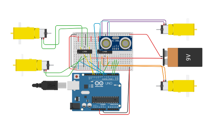 Circuit design Final - Tinkercad