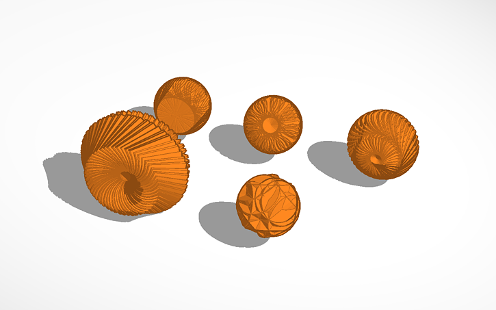 3D design Cylinder Patterns - Tinkercad