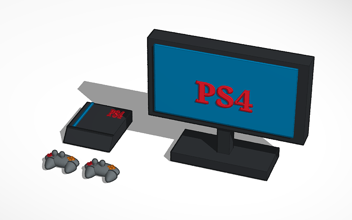 3D design ps4 - Tinkercad