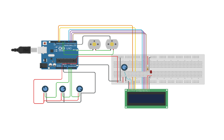 Circuit design Digital Agriculture - Tinkercad