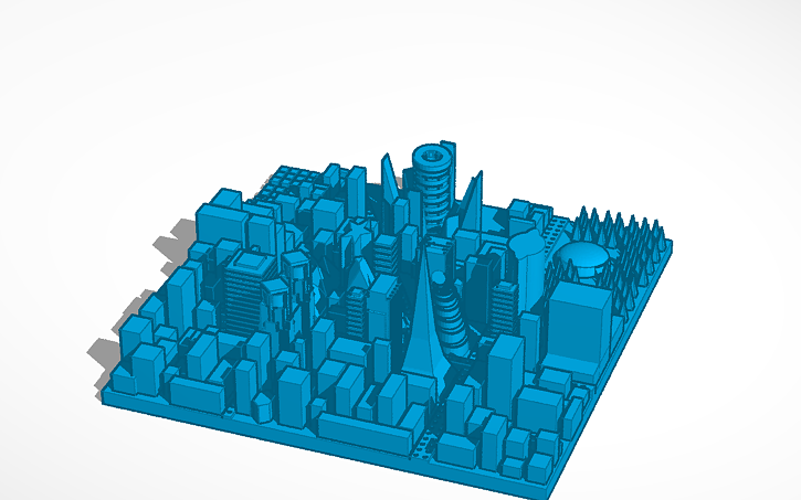 3D design A skyscraper #tamagawa_ctc2013_6 - Tinkercad