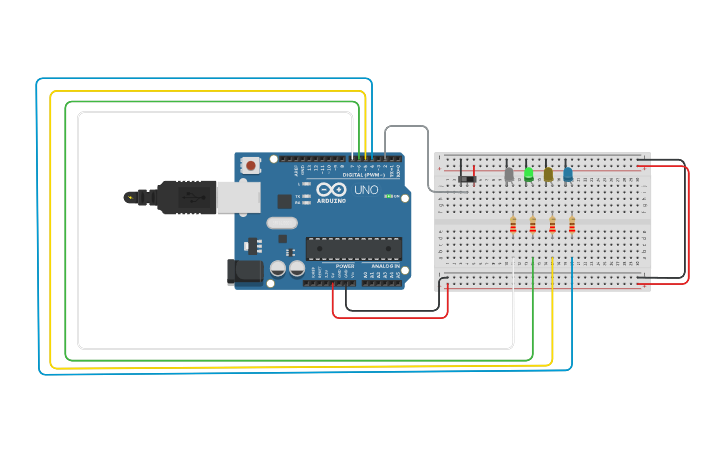Circuit design Ejercicio 3 - Tinkercad